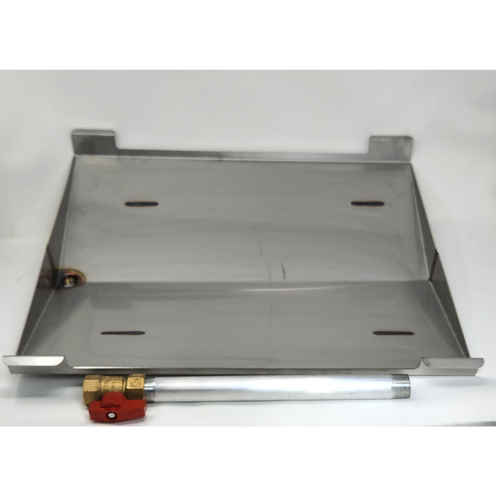 Wilmington Grill Flame Inhibitor Tray with Tube & Valve – On the Patio