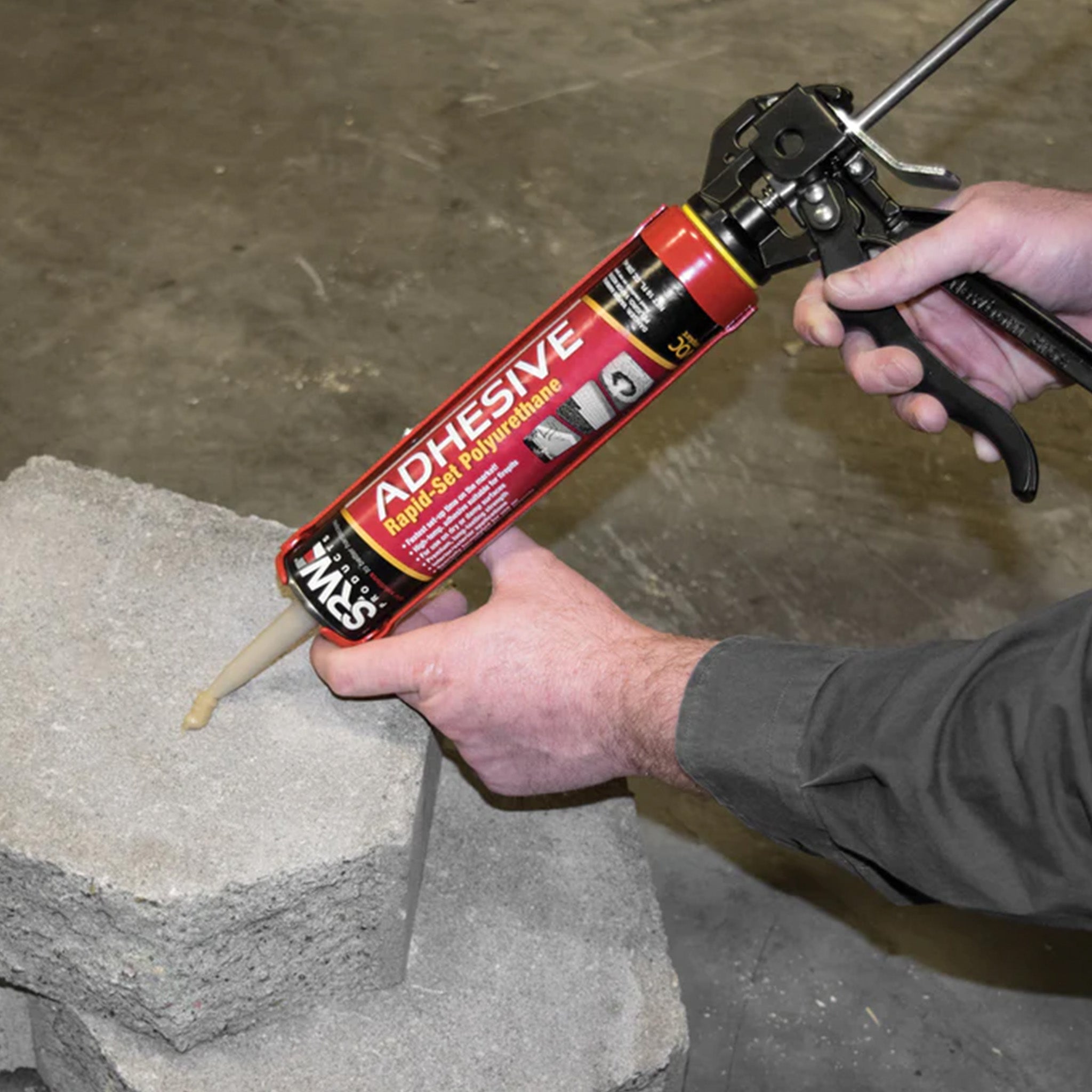 SRW Products Rapid-Set Polyurethane Adhesive | On The Patio – On the Patio