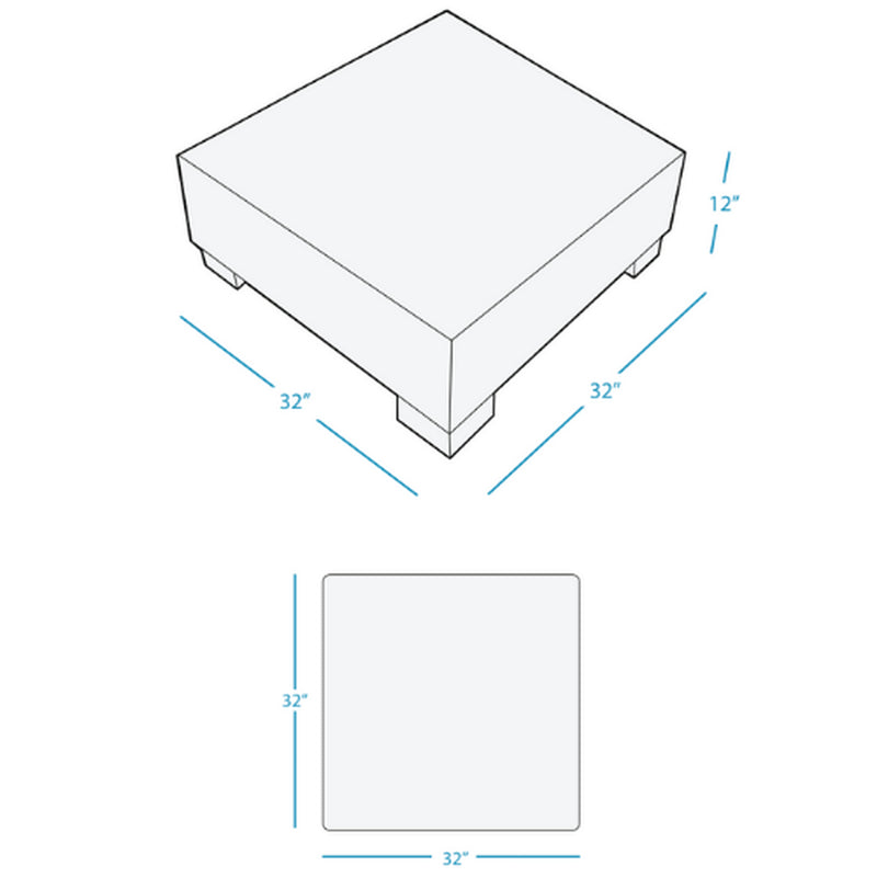 Ledge Loungers Signature Coffee Table | On The Patio