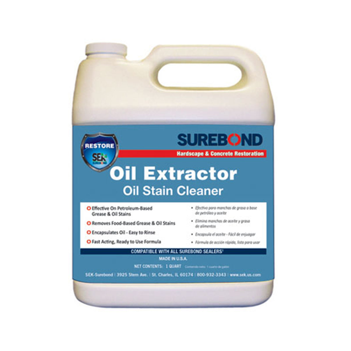 Surebond Oil Extractor Oil Stain Cleaner | Patio Care – On the Patio